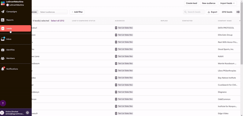 Leveraging Scraped Data in La Growth Machine